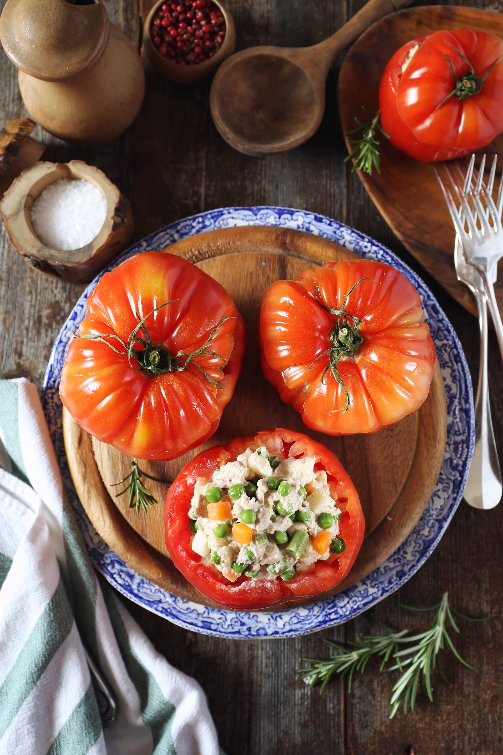 Les tomates farcies font toujours de bonnes farces