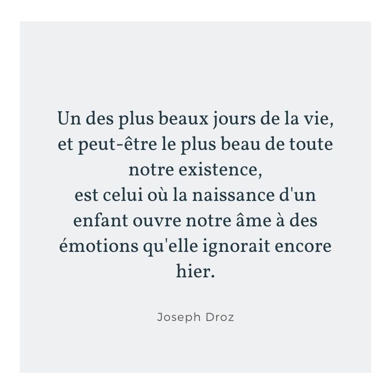 Les 30 plus belles citations sur le thème de la naissance